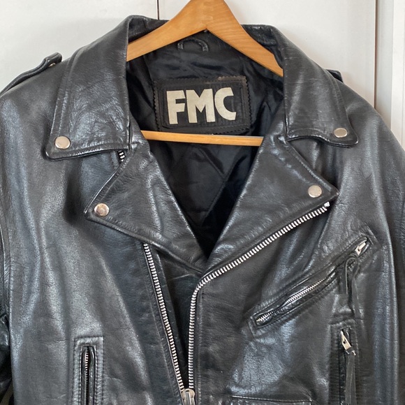 FMC leather | Jackets & Coats | Fmc Vintage Motocycle Jacket | Poshmark